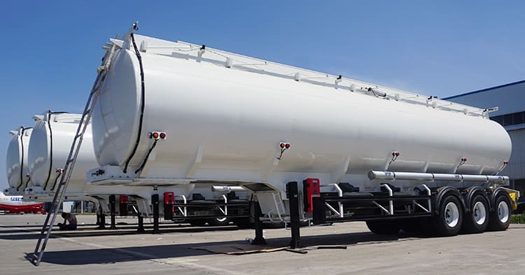 Tri Axle Crude Oil Tanker Semi Trailer for Sale | 45000 Litre Oil ...